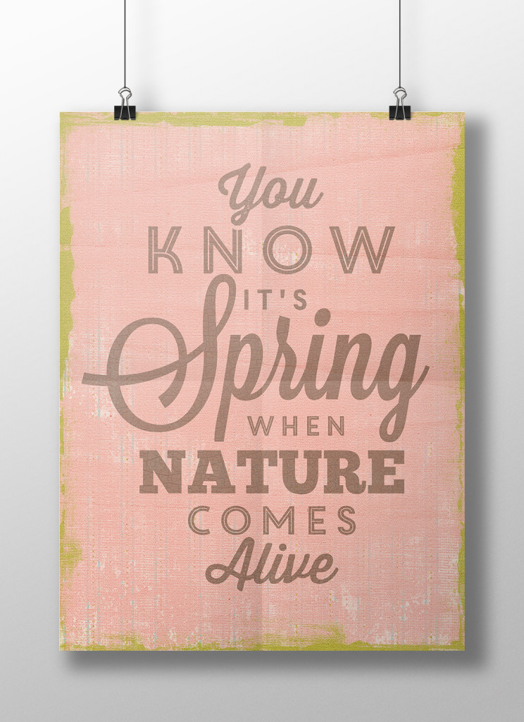 Free Printable Spring Wall Art