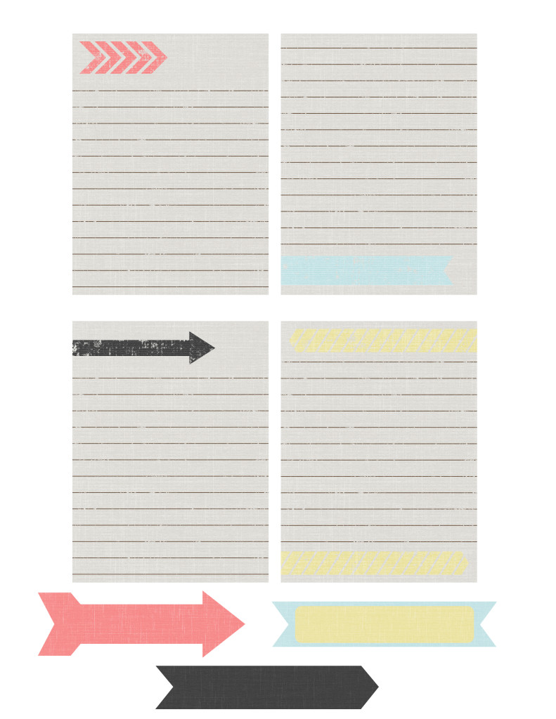 Free Printable Journaling Cards for Project Life & Scrapbooks